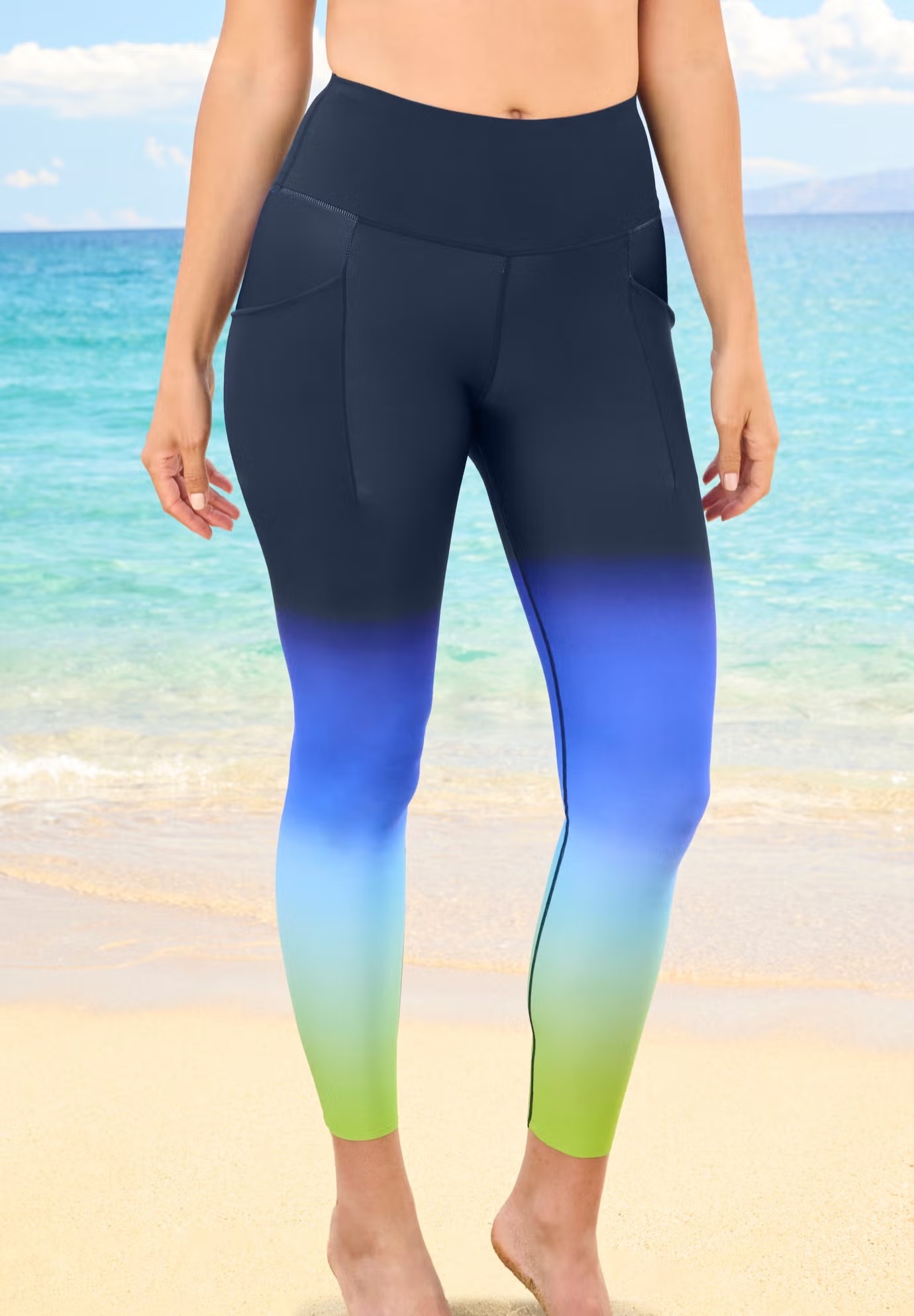 High-Waist Legging With Pockets - Fluentcurve