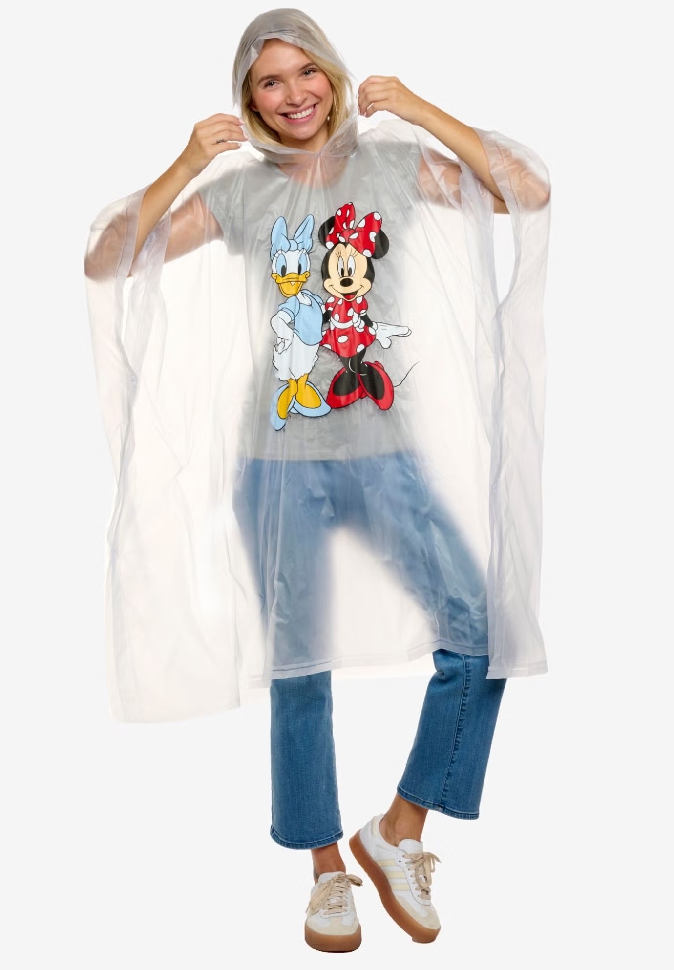 Womens Disney Minnie Mouse & Daisy Duck Rain Poncho - Avenue